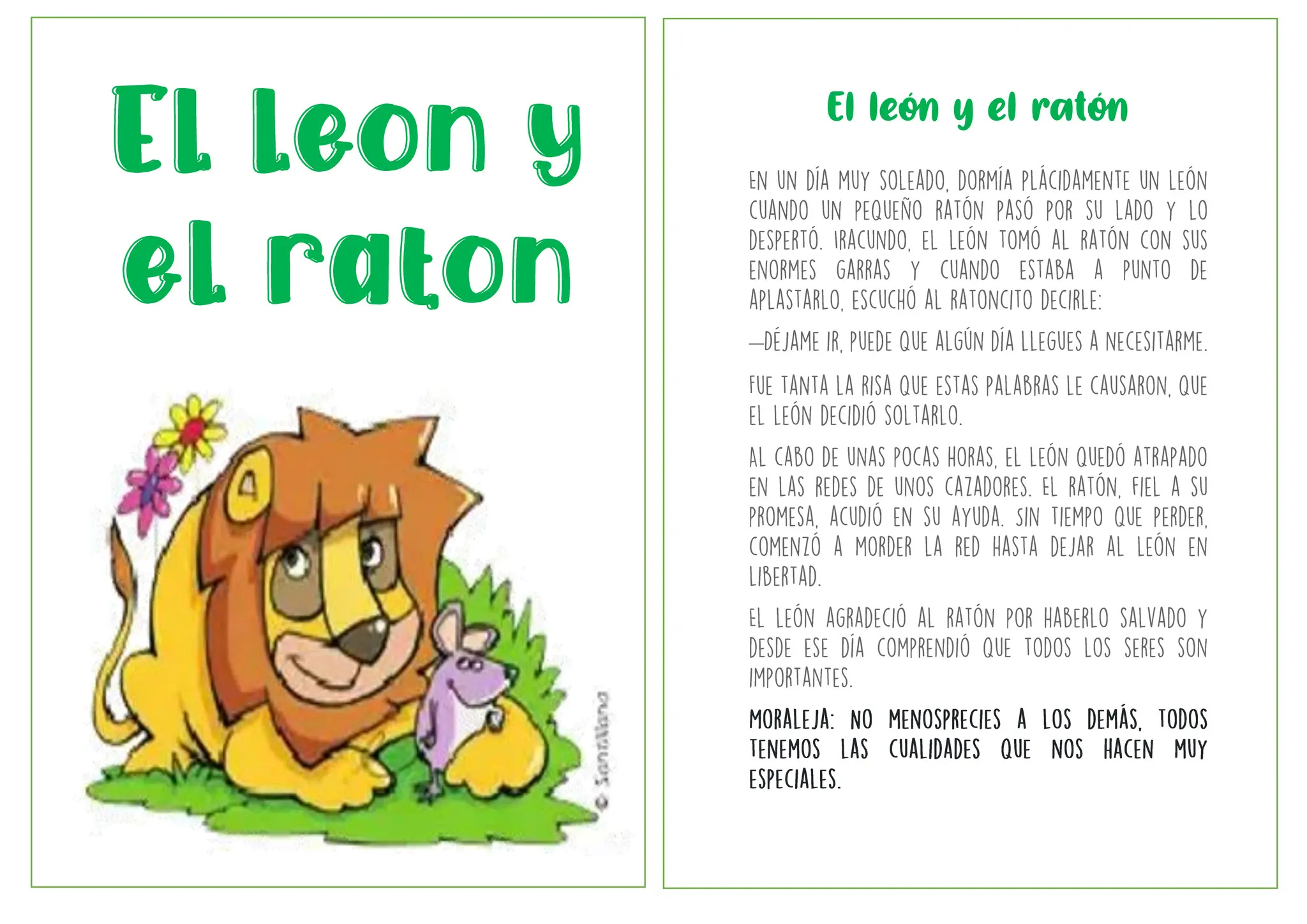 fabula el leon y el raton.pdf fabula el leon y el raton.pdf