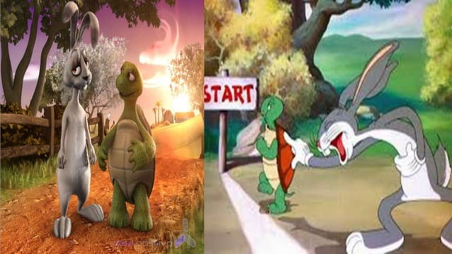 Fabula la liebre y la tortuga | PPTX