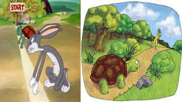Fabula la liebre y la tortuga | PPTX