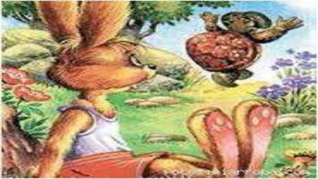 Fabula la liebre y la tortuga | PPTX