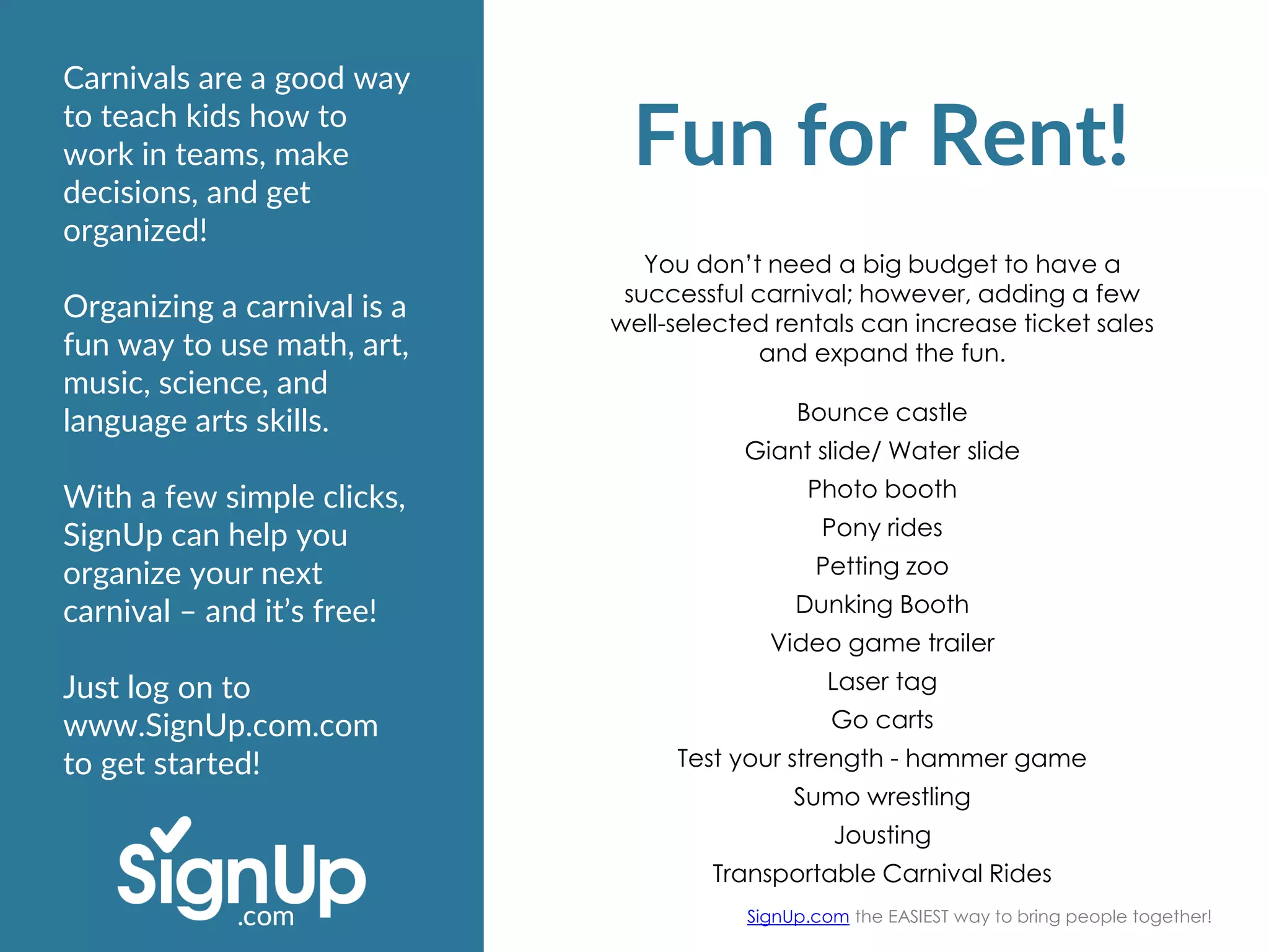 School Carnival Games & Ideas - Fabulously Fun | PDF