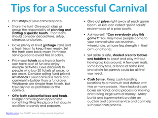 School Carnival Games & Ideas - Fabulously Fun | PDF