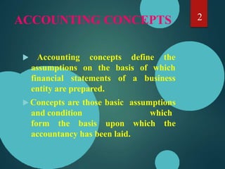 Accounting Fundamentals - Concepts and Convetions | PPT