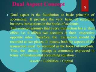 Accounting Fundamentals - Concepts and Convetions | PPT