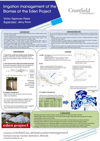 Final Poster draft Eden Project | PDF