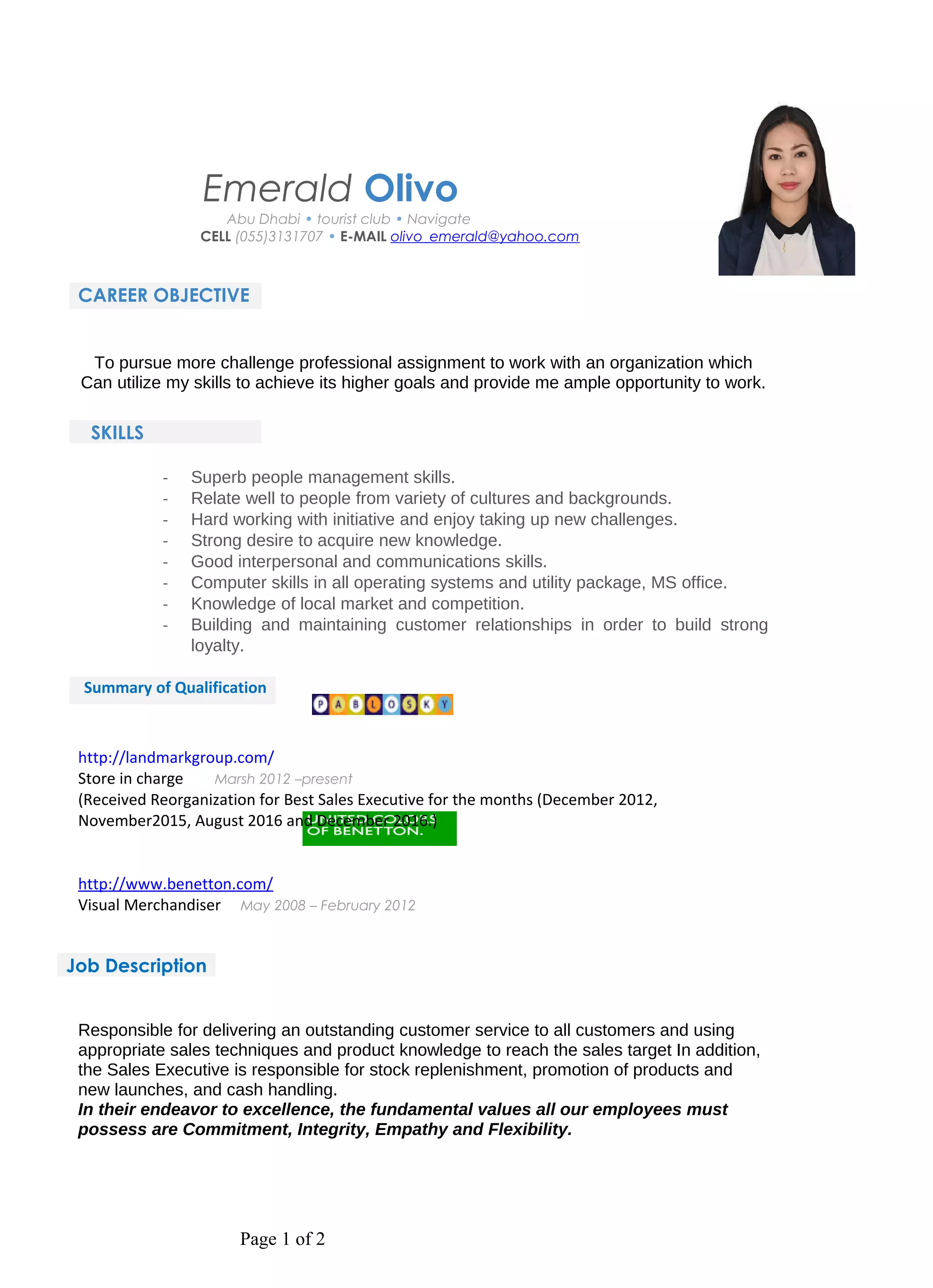 Emerald Olivo | DOC