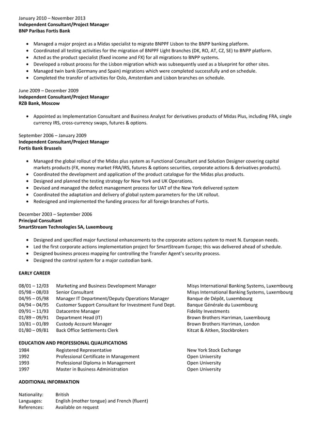 Graham CV June 2015 | DOC