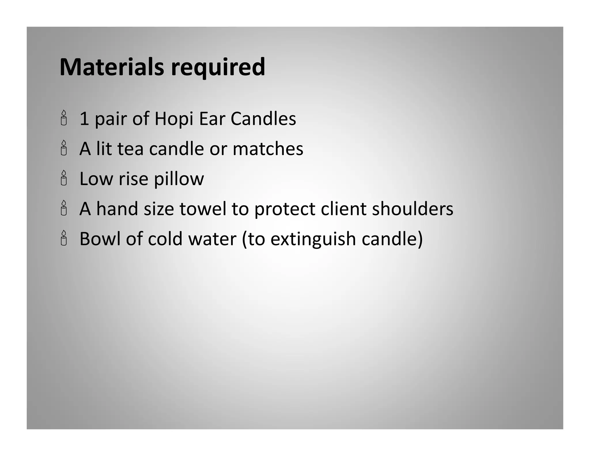 HOPI EAR CANDLE THERAPY (micro teach) PRESENTATION | PDF