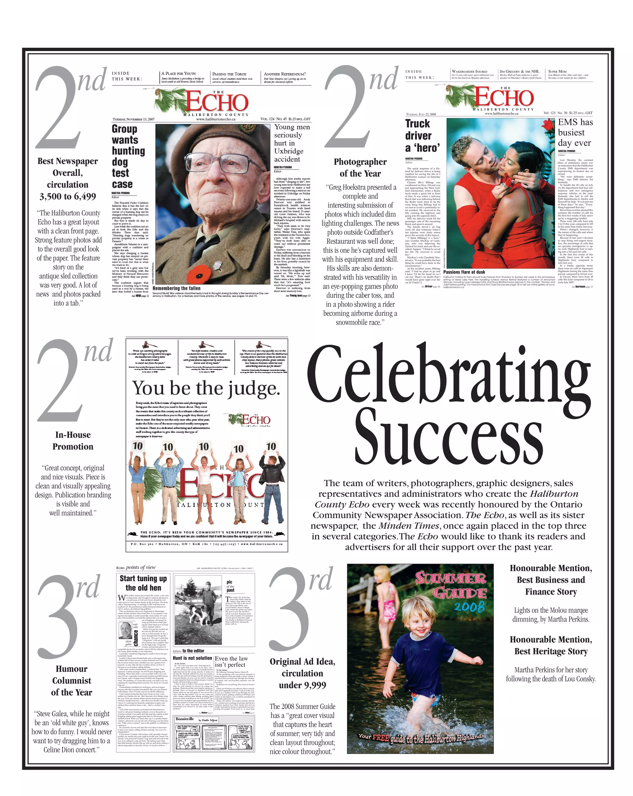 Echo OCNA awards 2009 | PDF