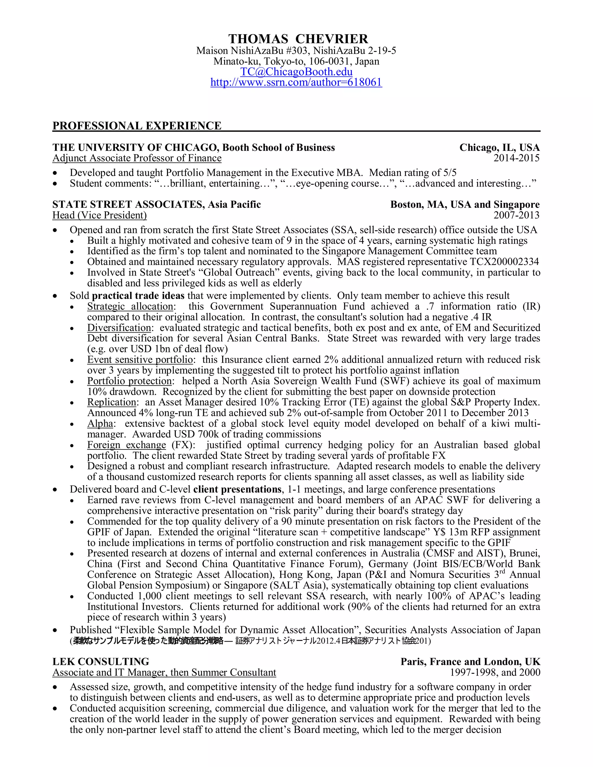 Thomas Chevrier | PDF