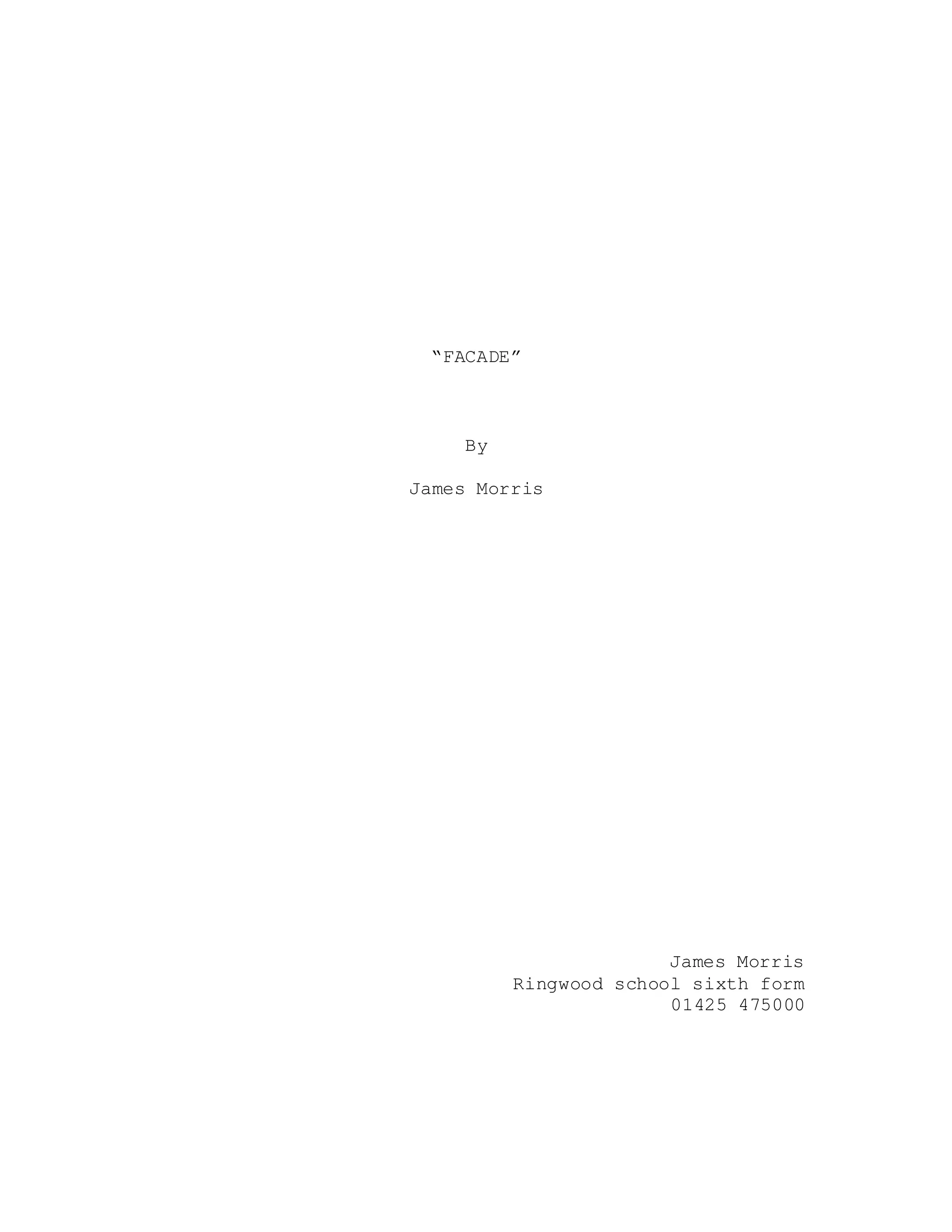 Facade script wuth shot number | PDF