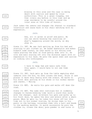 Facade script wuth shot number | PDF