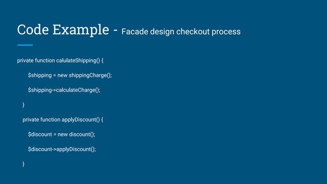 Facade Design Pattern Ppt