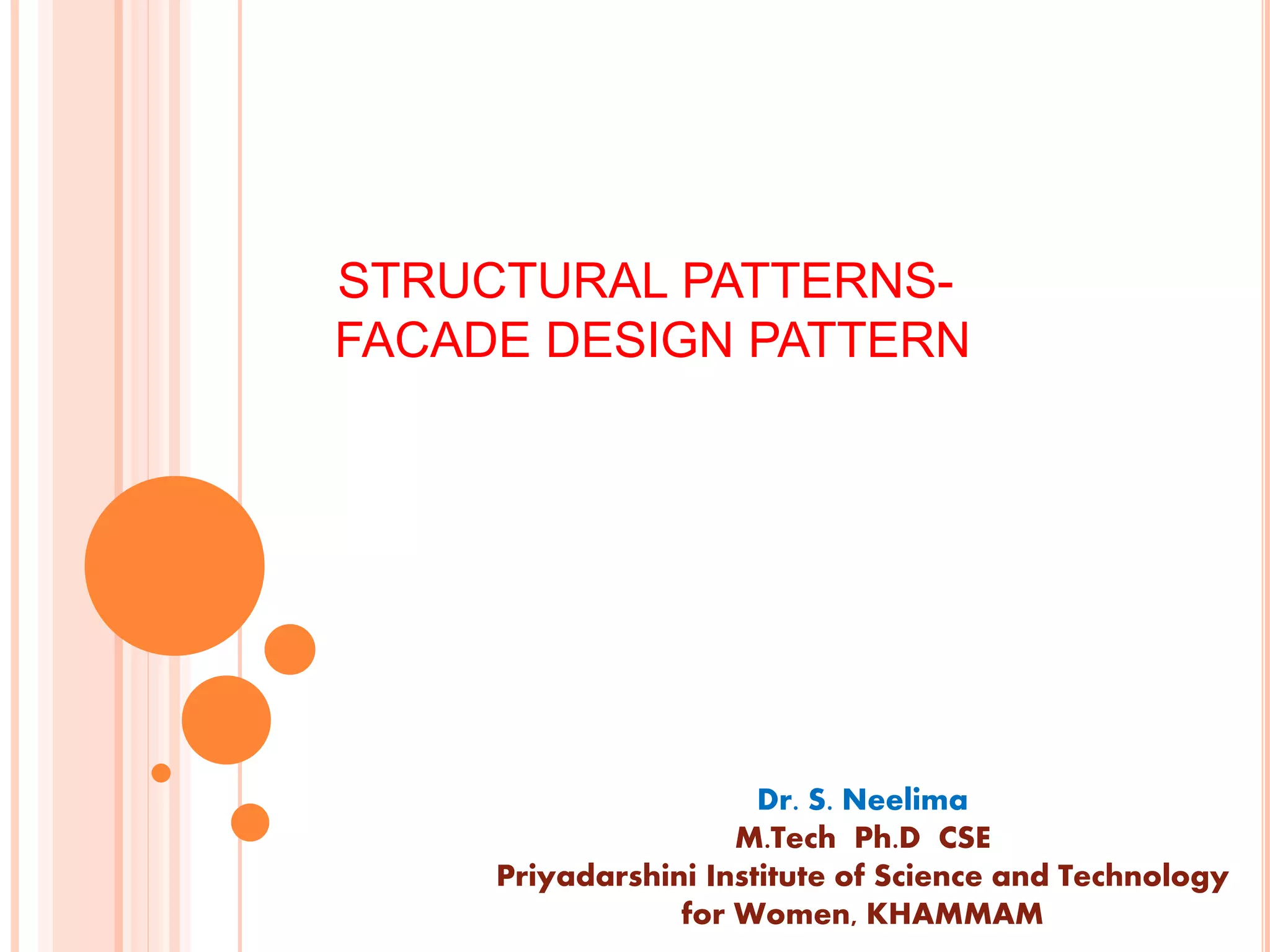 Facade design pattern | PPTX