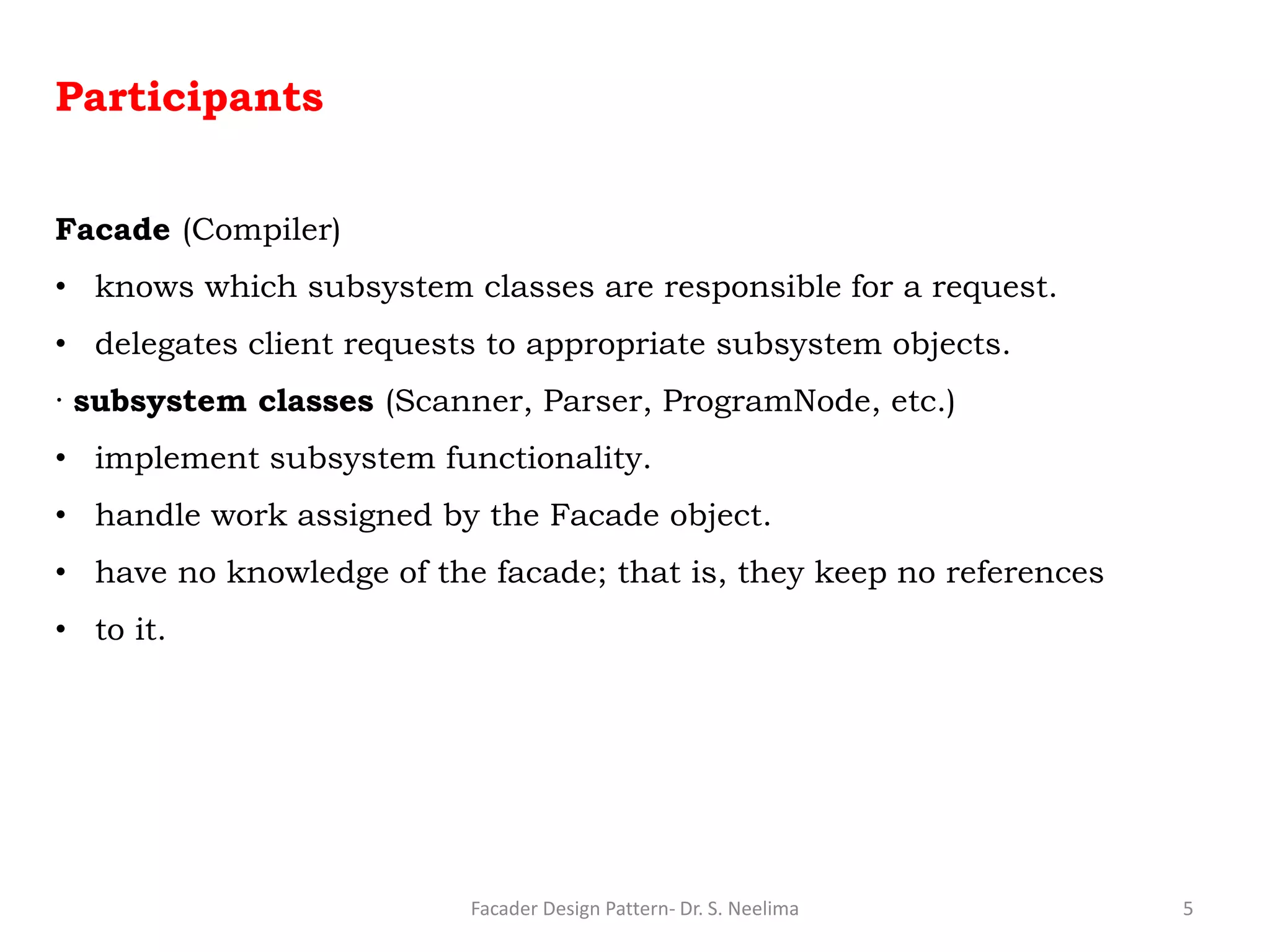 Facade design pattern | PPTX