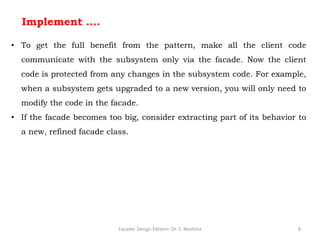 Facade design pattern | PPTX