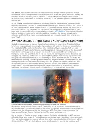 IMPORTANT ASPECTS OF FAÇADE DESIGN FOR FIRE SAFETY | DOCX