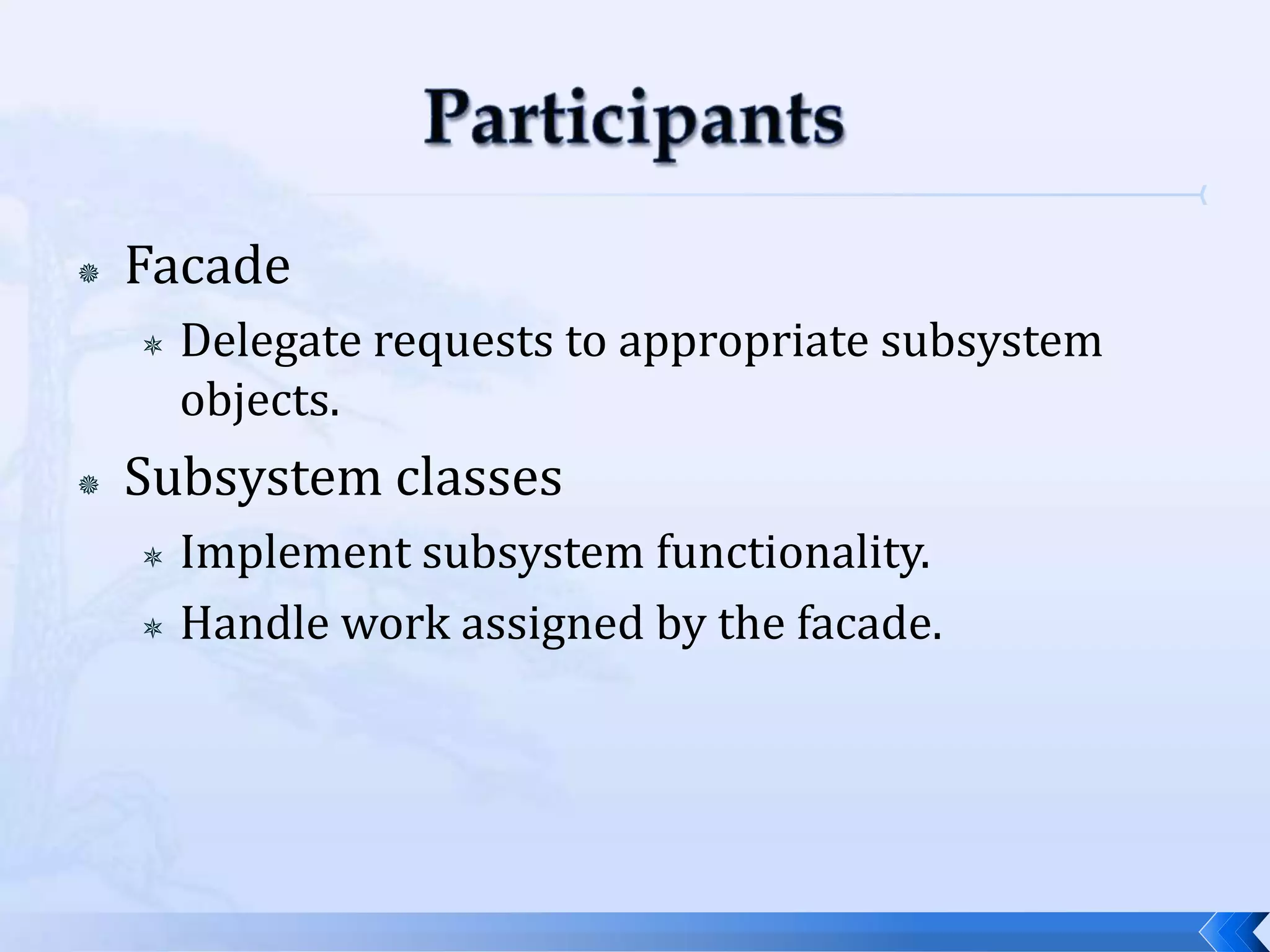 Facade Pattern | PPTX
