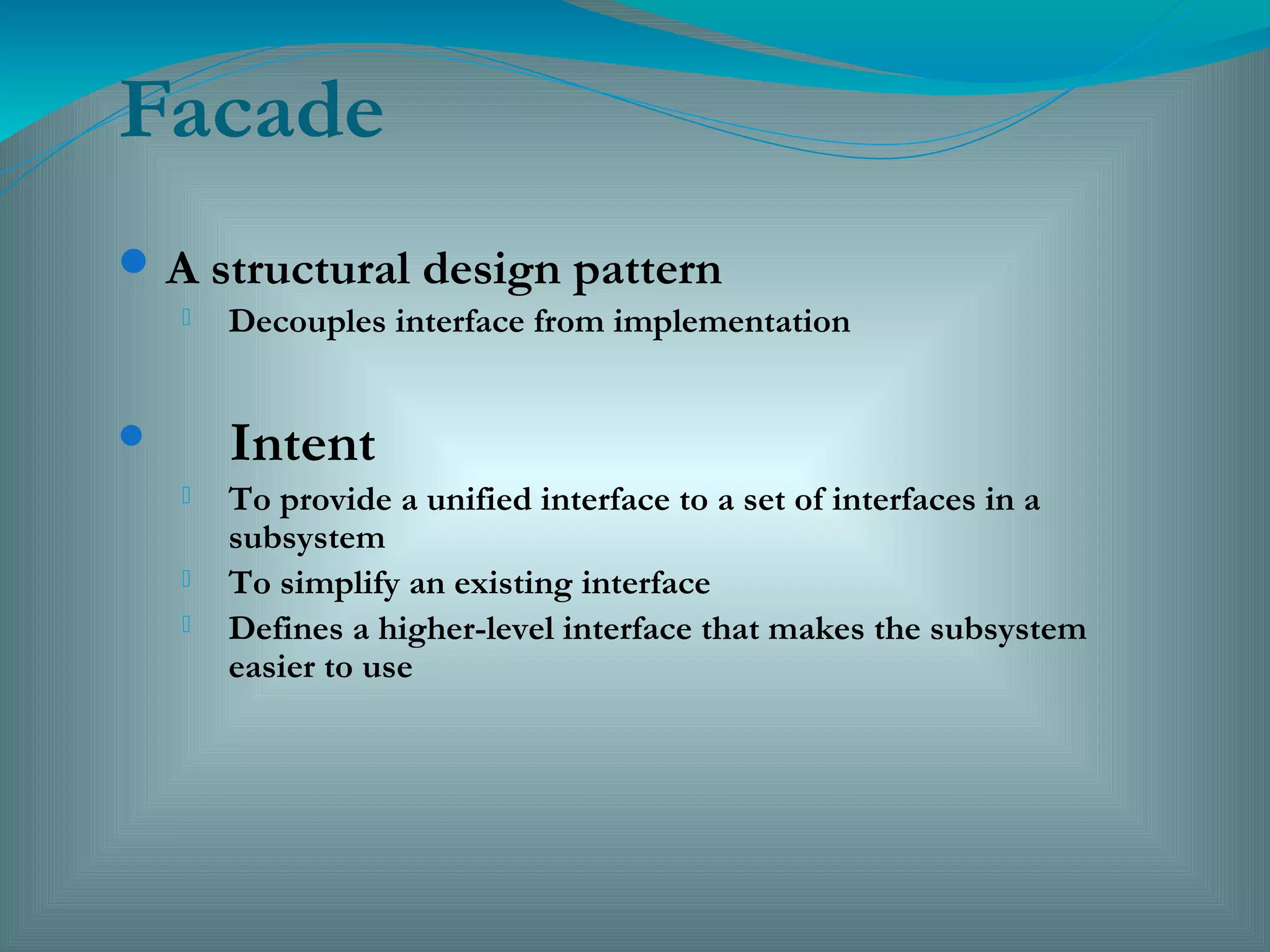 Facade pattern | PPT
