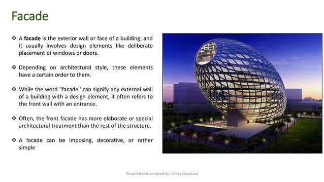 Facade Design Presentation for Students and Fresher | PDF