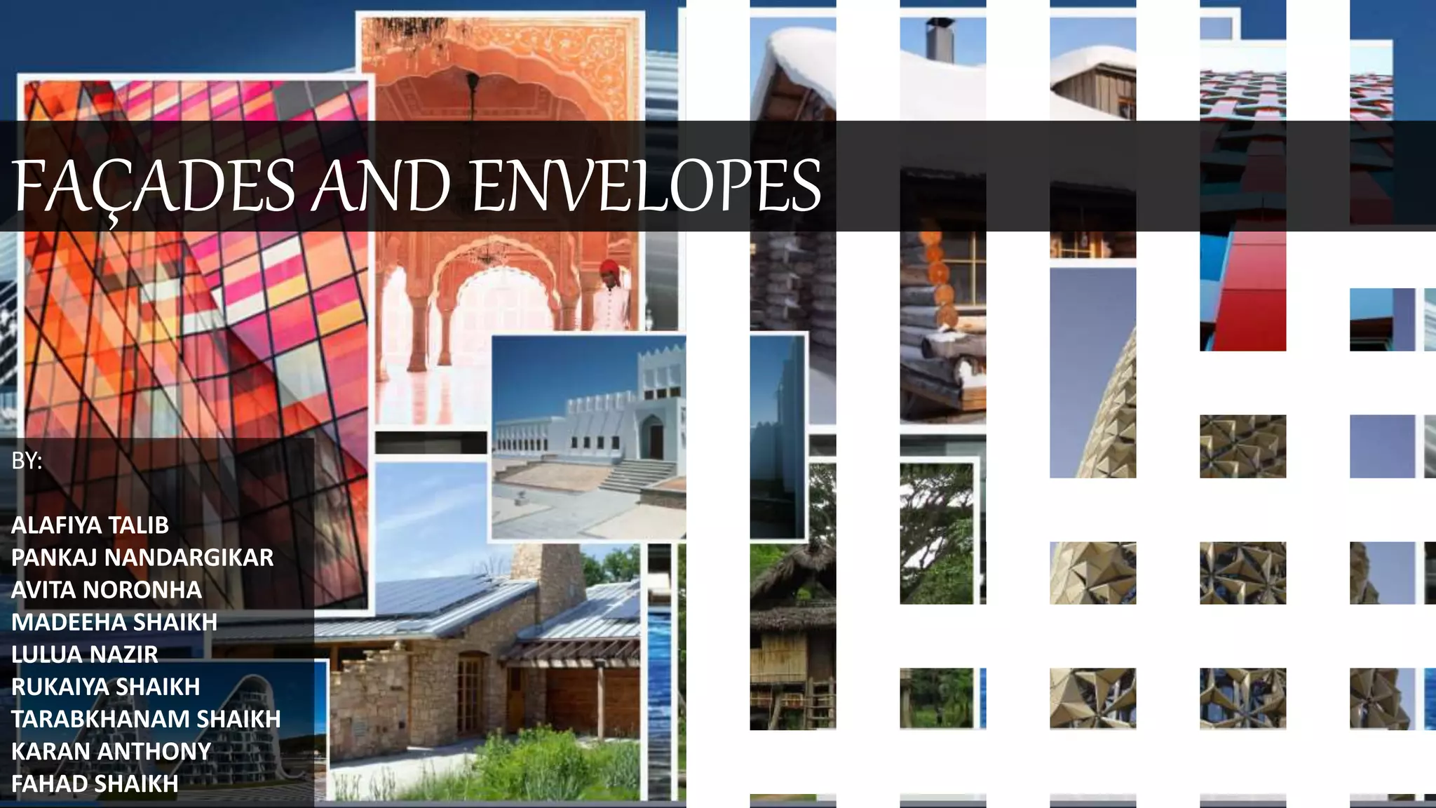 Facades and envelopes | PPTX