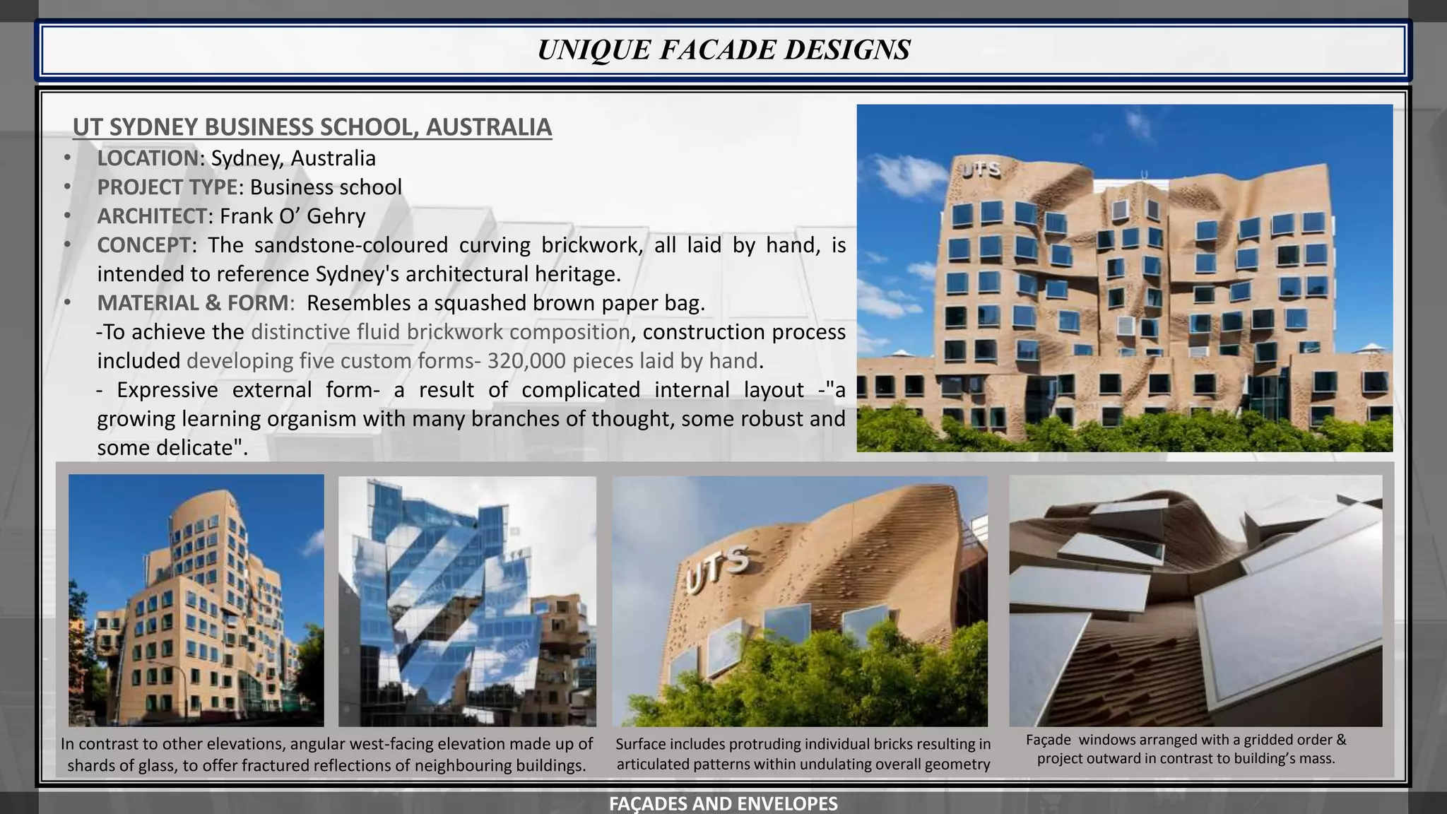 Facades and envelopes | PPTX
