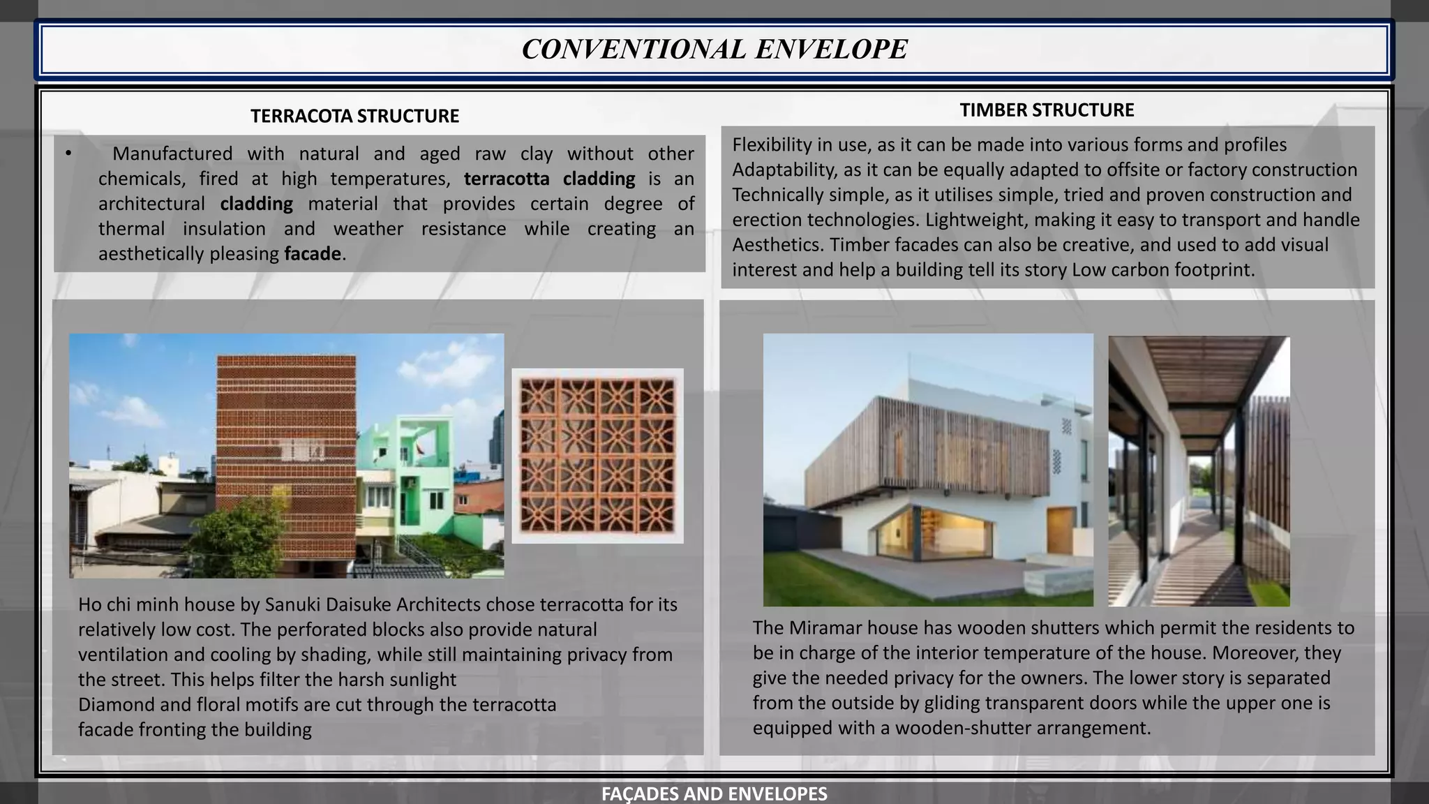 Facades and envelopes | PPTX