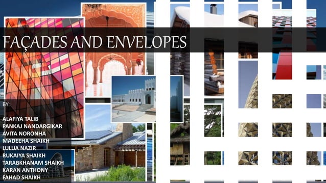 Facades and envelopes | PPTX