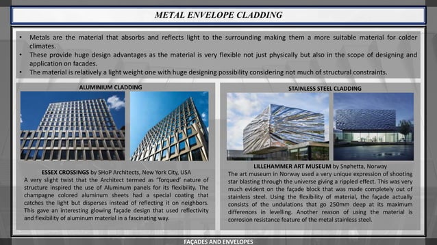 Facades and envelopes | PPTX