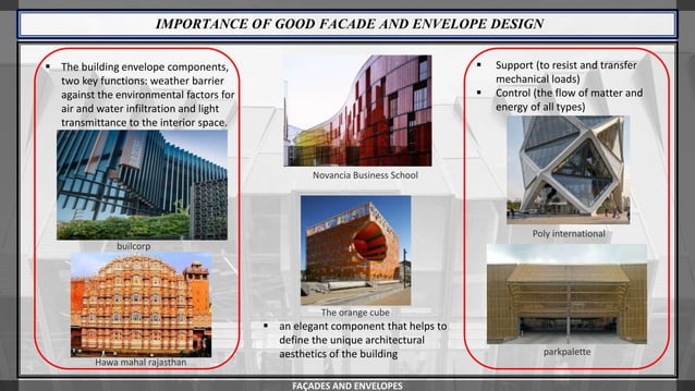 Facades and envelopes | PPTX
