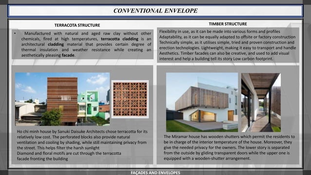 Facades and envelopes | PPTX