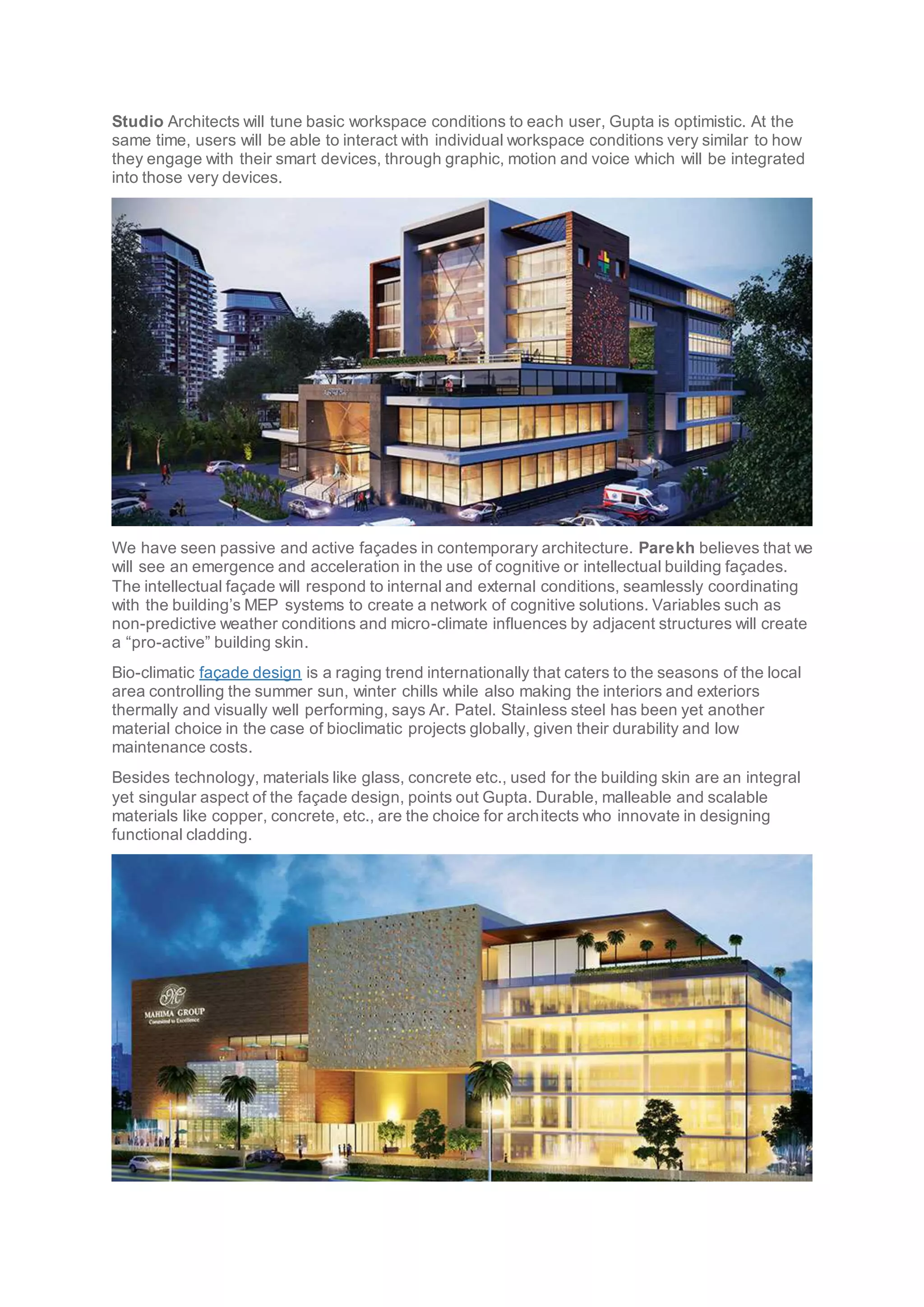 Facades of the future | DOCX | Construction Industry | Industries