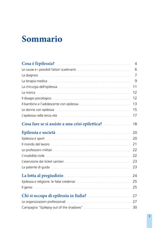 Facciamo luce sull'epilessia | PDF