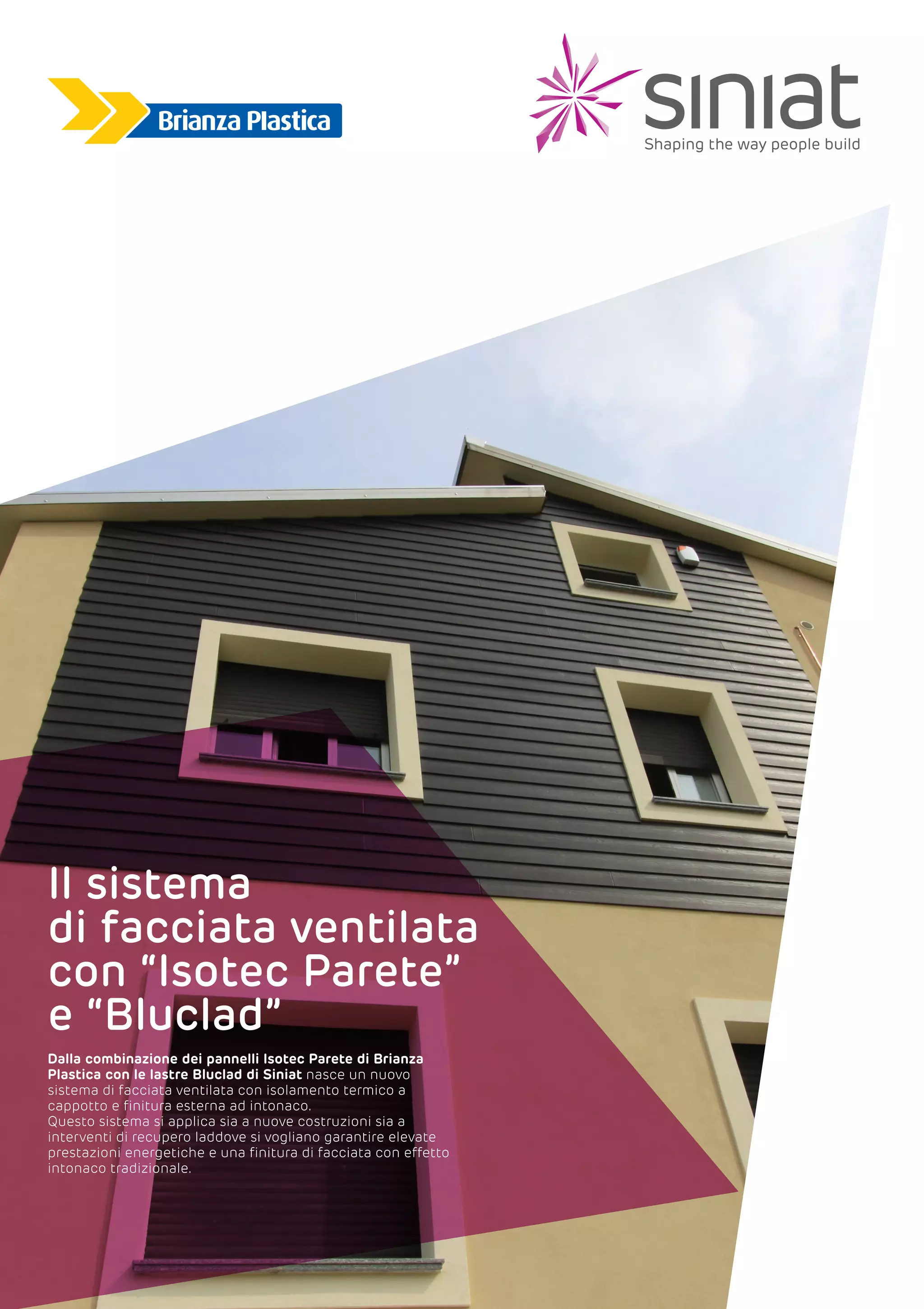 Il sistema di facciata ventilata con “Isotec Parete” e “Bluclad” | PDF