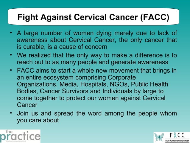 Fight Against Cervical Cancer | PPT