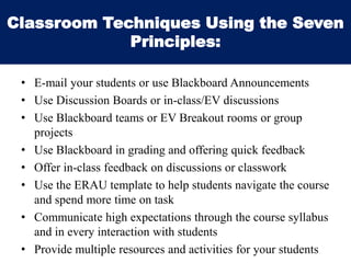Module 1: Chickering and Gamson's 7 Principles | PPTX