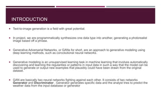 Face-GAN project report | PPTX