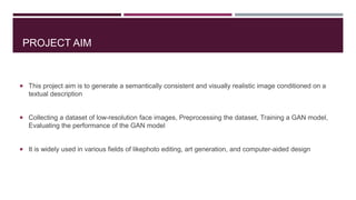 Face-GAN project report | PPTX