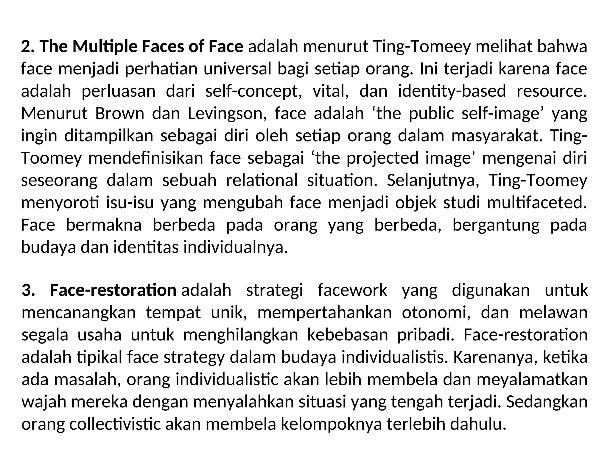 Face-Negotiation Theory fix english .ppt