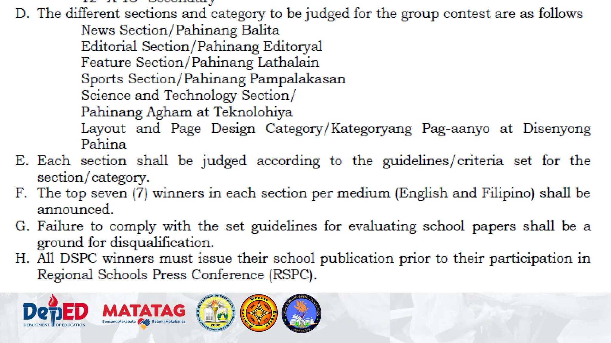 Face 2 Face DSPC 2023_with School Paper Adviser.pptx