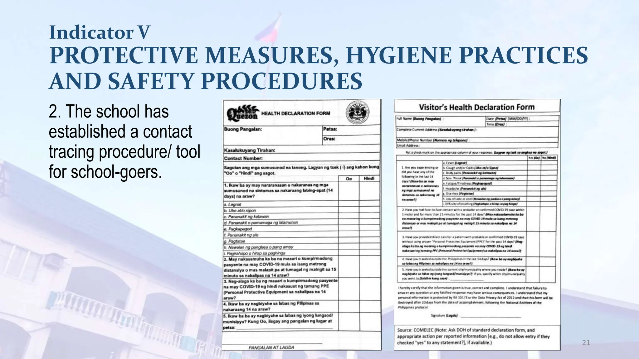 FACE 2 FACE SAFETY ASSESSMENT TOOL for face to face classes | PPTX