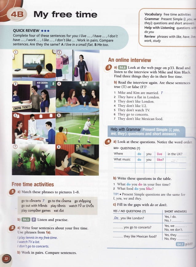 Face2 face starter student's book | PDF