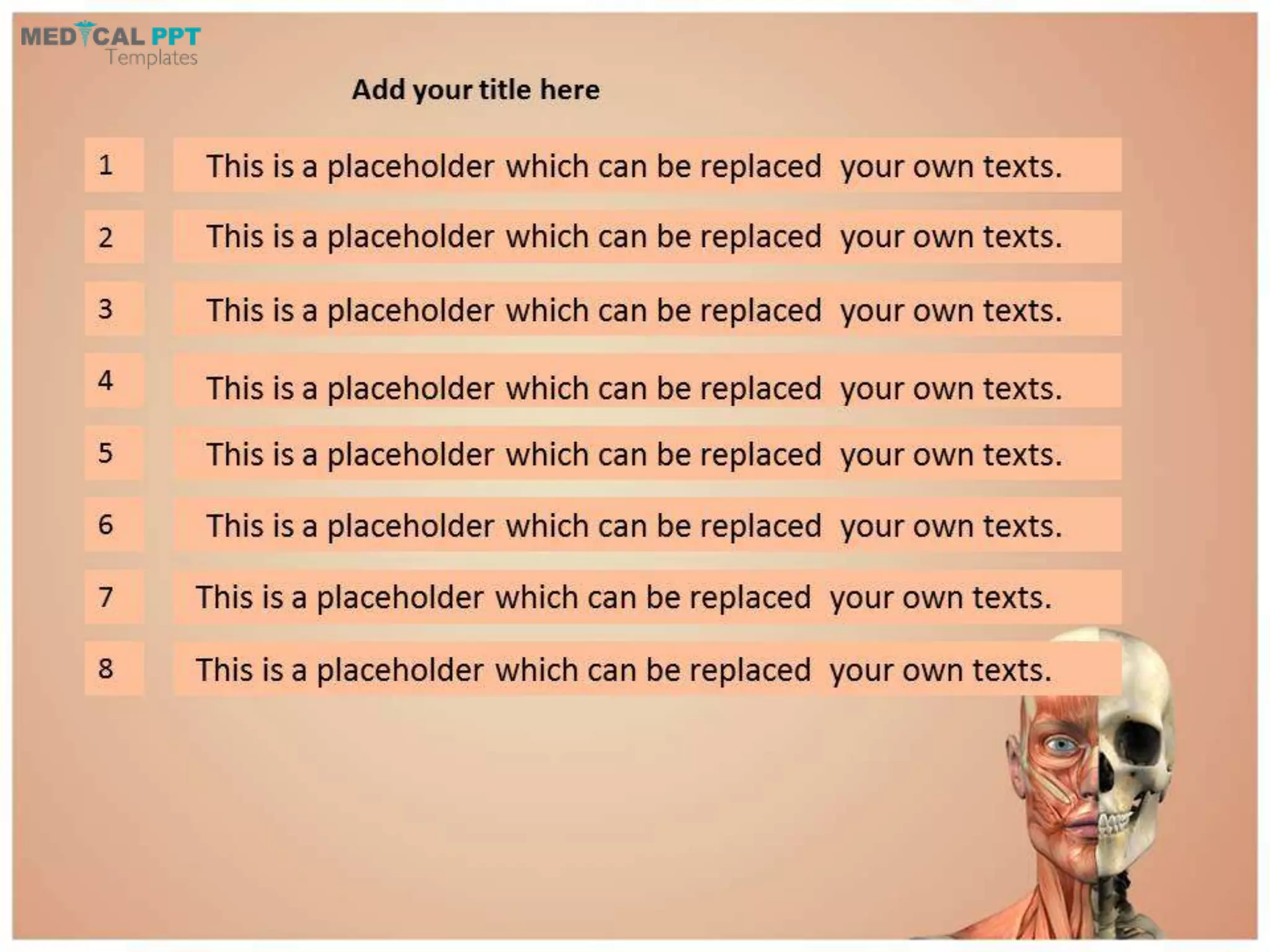 Face Anatomy PowerPoint Templates | PPTX
