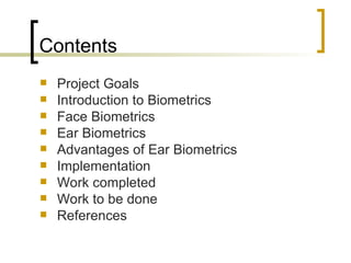 Face And Ear Composite Recognition Tool | PPT