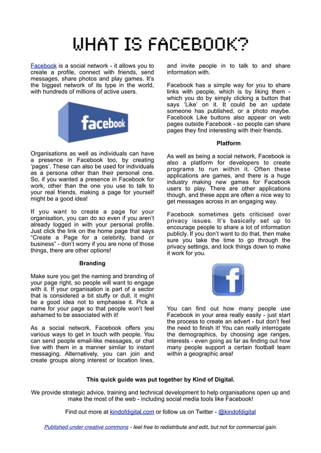 What is Facebook? | PDF