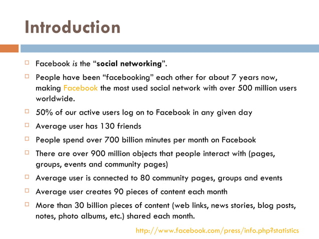 Facebook Technology Stack | PPT