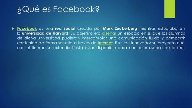¿Que es Facebook?