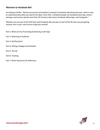 Facebook Ads Notes | PDF