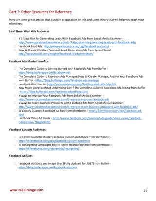 Facebook Ads Notes | PDF