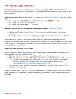 Facebook Ads Notes | PDF